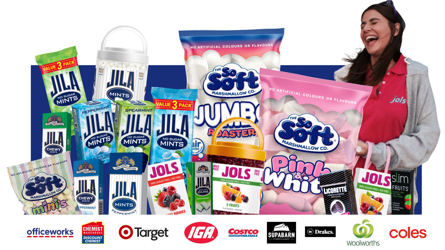 JILA® Round Mints Peppermint Jar 500g – Ferndale Foods Australia