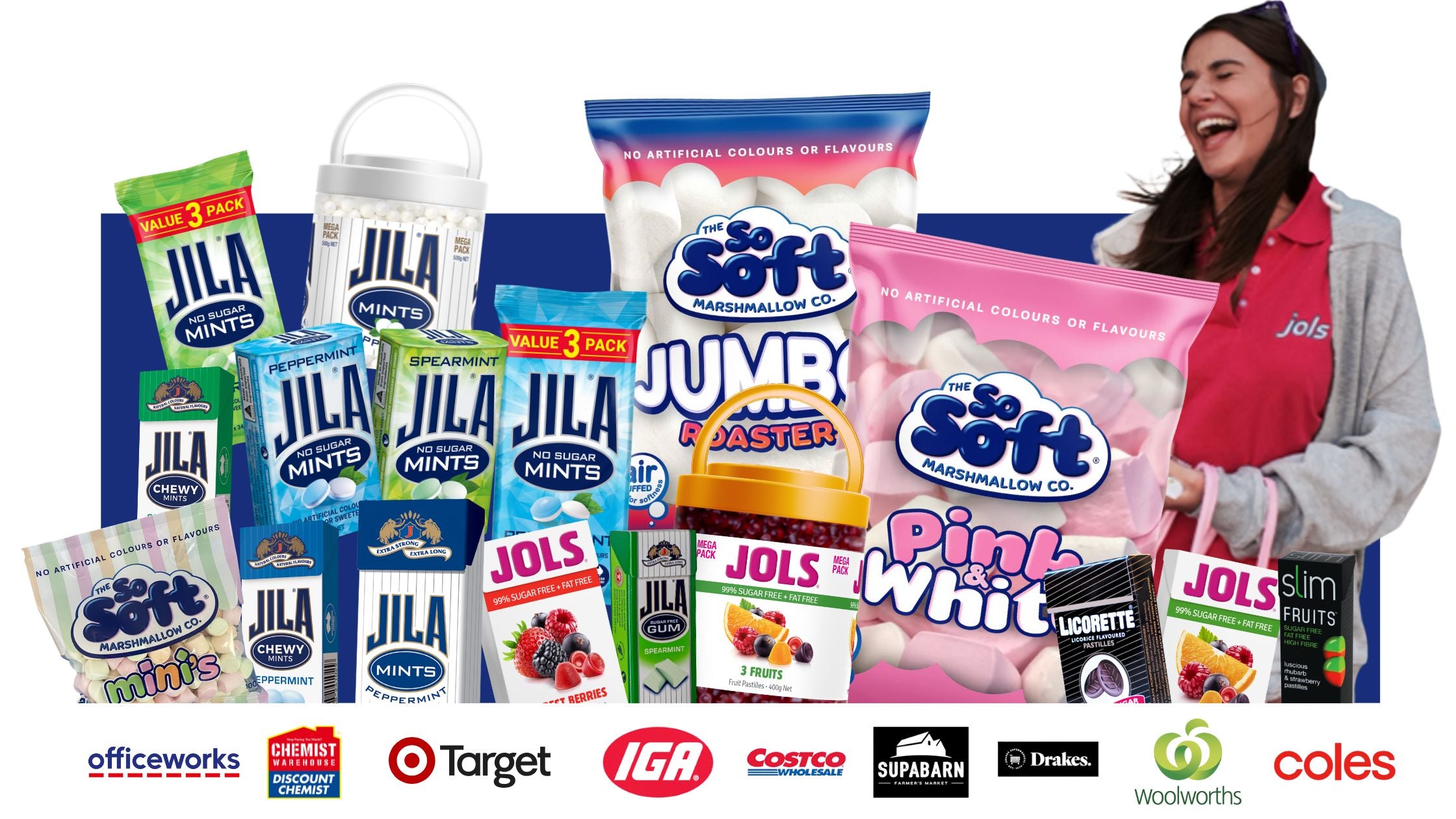 JILA® Round Mints Peppermint Jar 500g – Ferndale Foods Australia